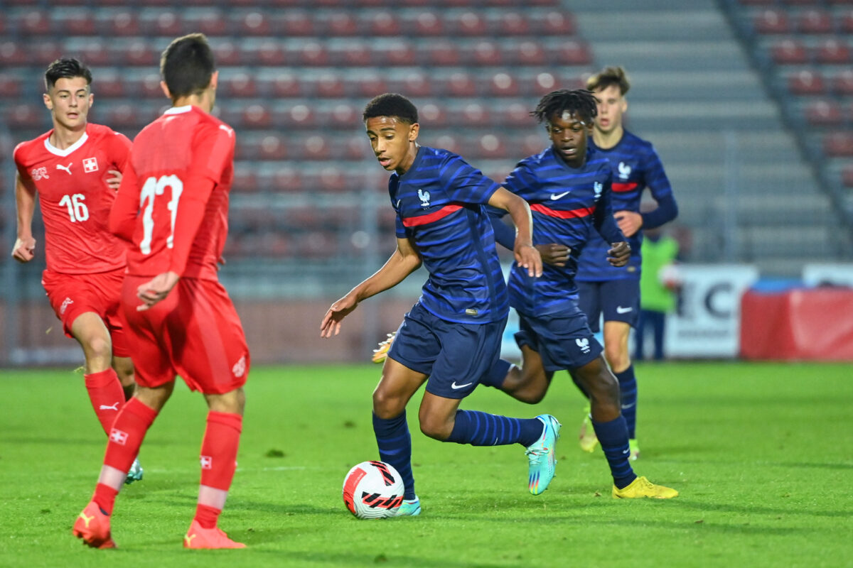 Un stéphanois giflé avec l'équipe de France U18
