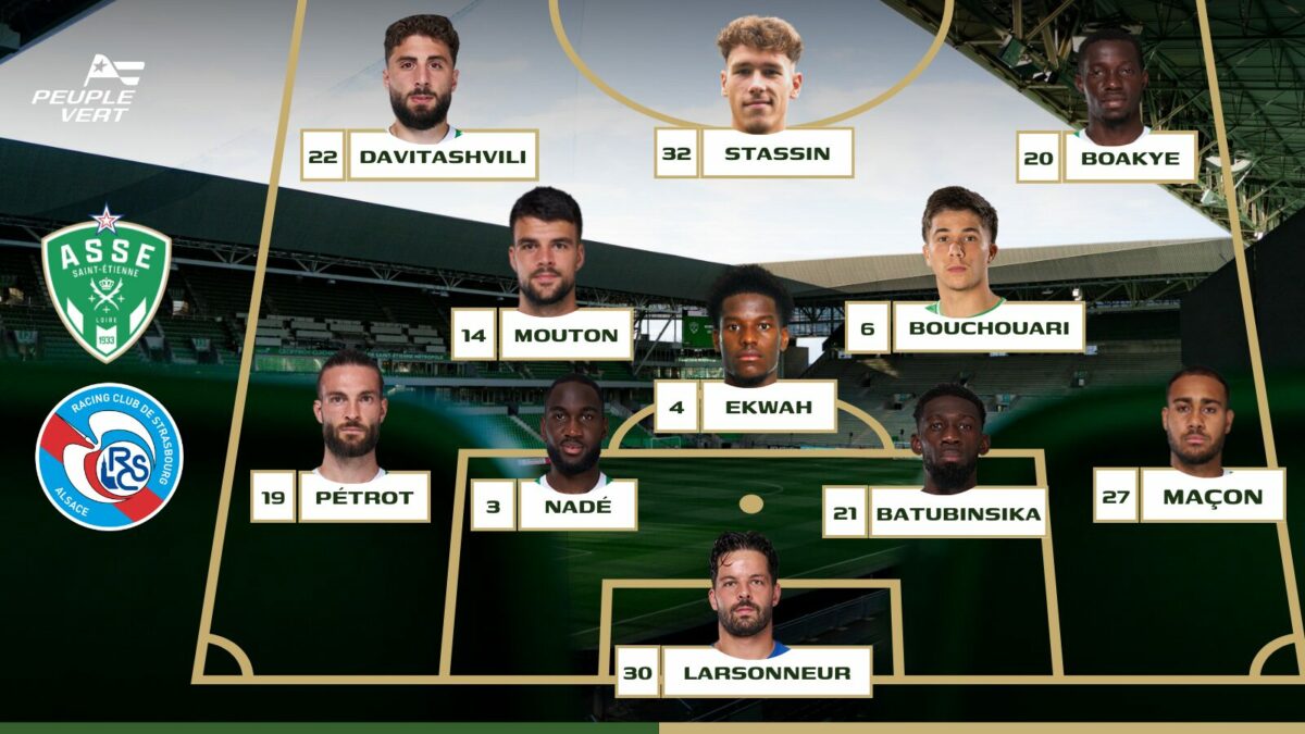 ASSE : 2 changements pour ODO face à Strasbourg